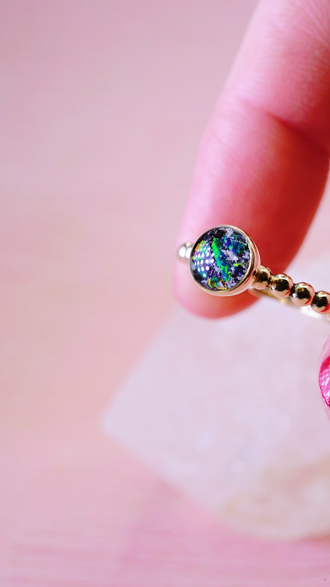 Beaded Alina ring keepsake jewellery – Beyond The Willow Tree