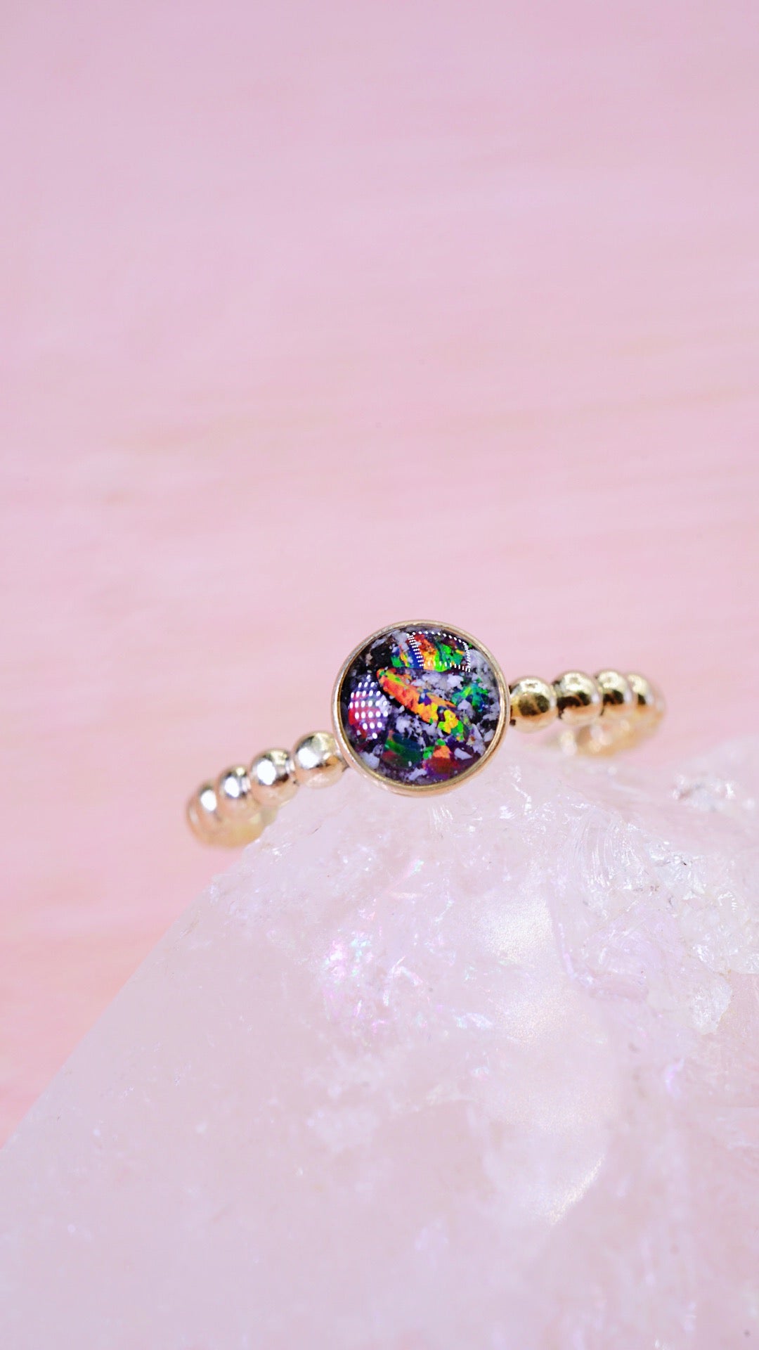 Beaded Alina ring keepsake jewellery – Beyond The Willow Tree