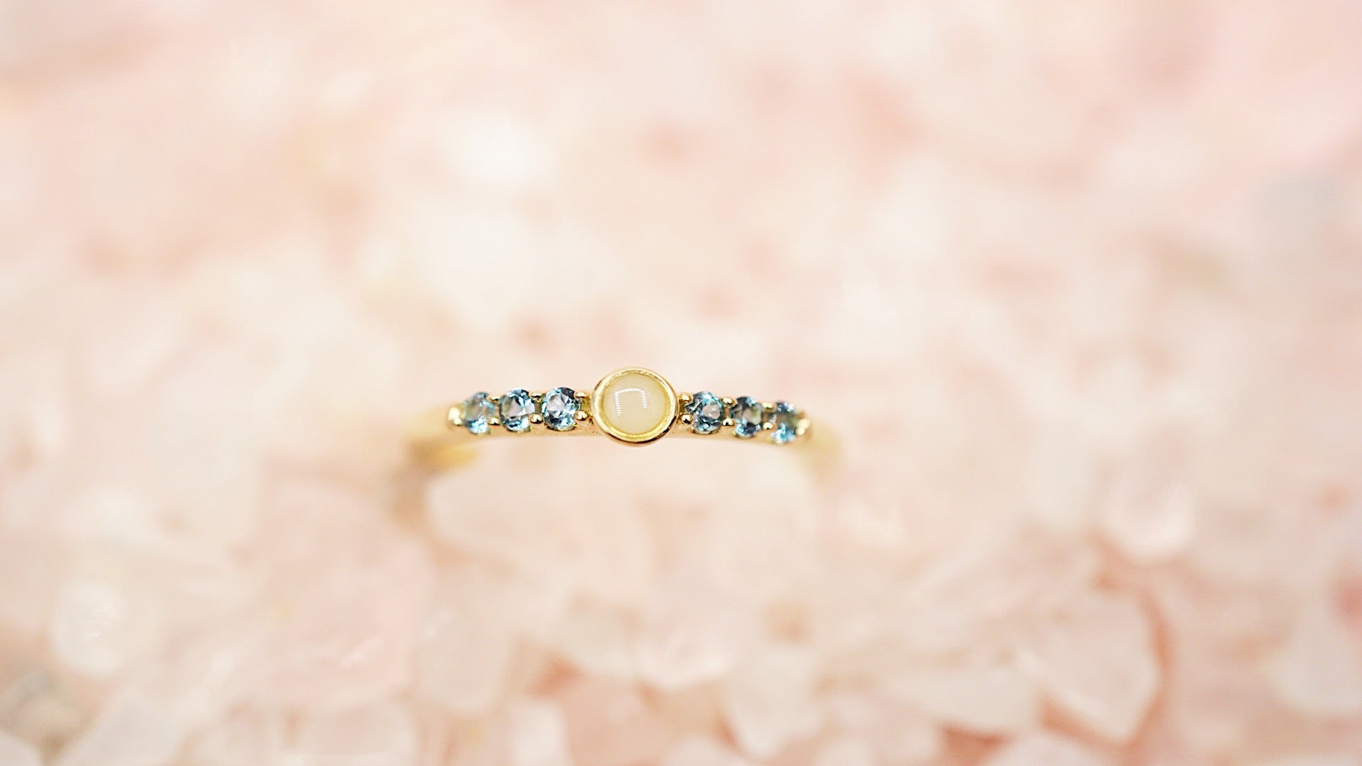 Lucid Anniversary band with custom gemstones – Beyond The Willow Tree